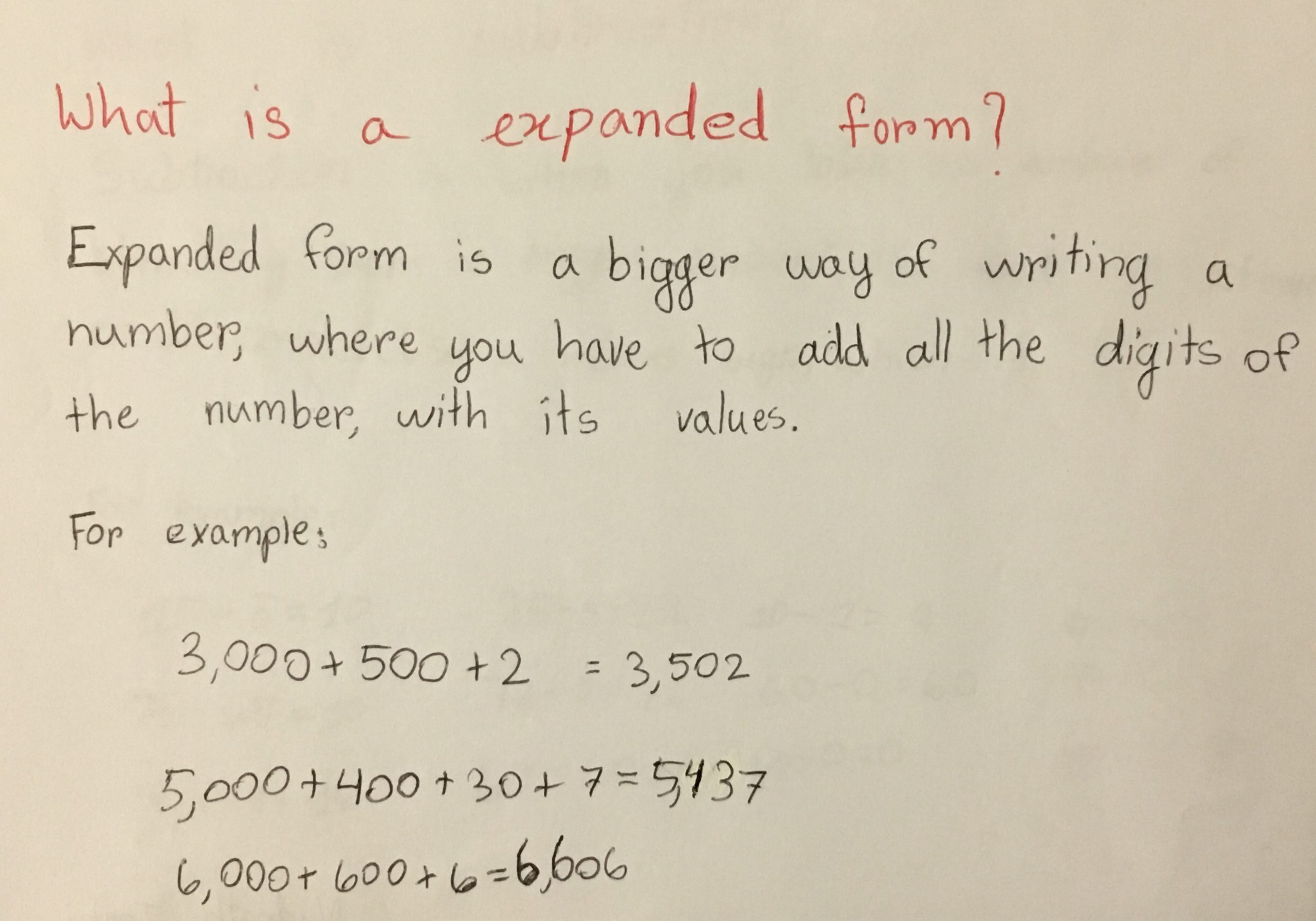 What Is A Expanded Form Nstrahi