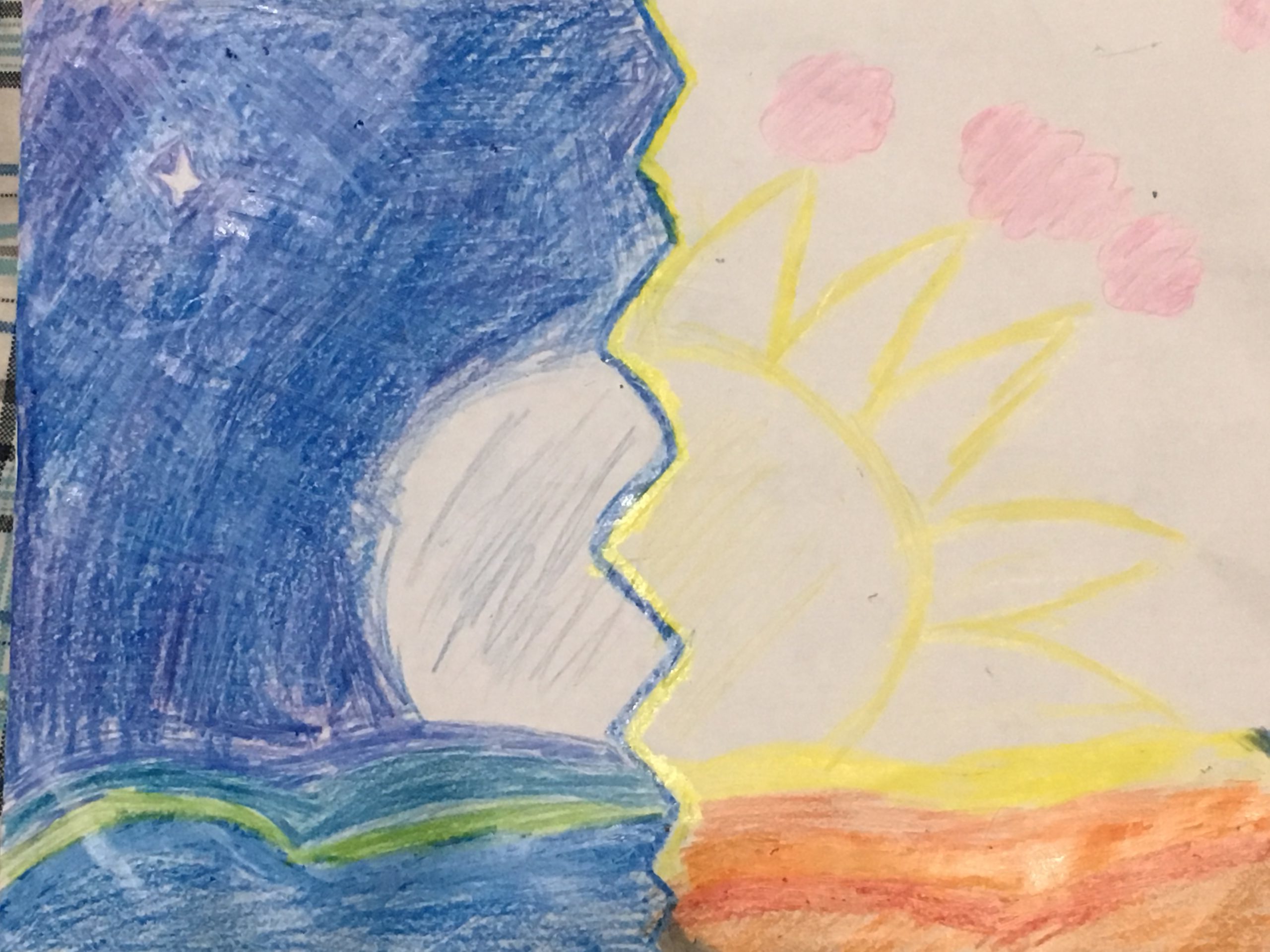 My Warm and cool color drawing For My Homework. - nstrahi